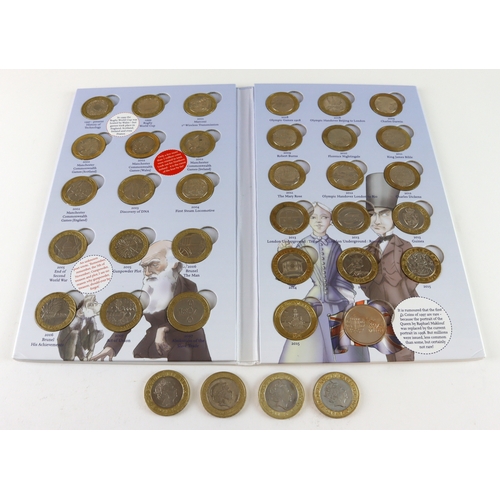 GB £2 Coins (35) a complete Royal Mint 'Great British Coin Hunt' album ...