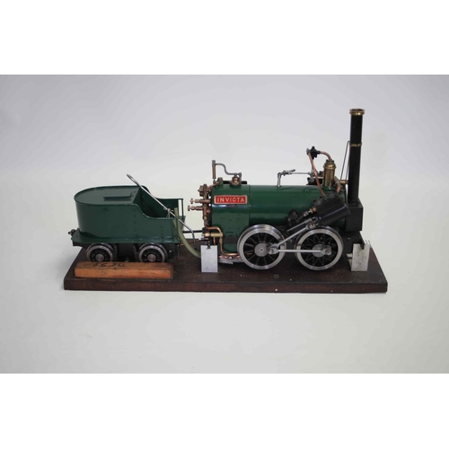 Large Scale Steam Engine, Invicta on plinth Dimensions of Base: Length ...