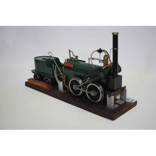 Large Scale Steam Engine, Invicta on plinth Dimensions of Base: Length ...