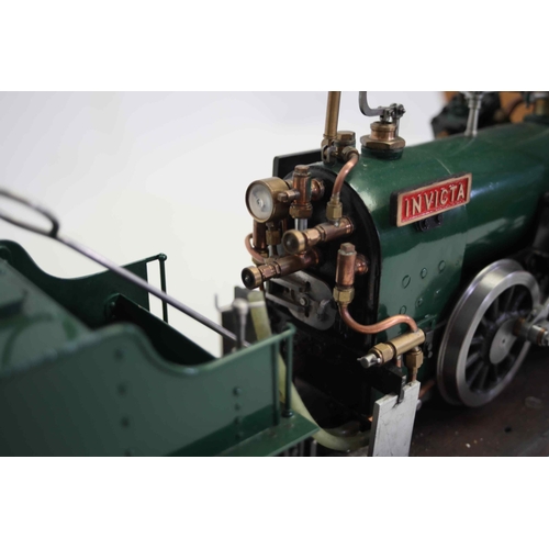 Large Scale Steam Engine, Invicta on plinth Dimensions of Base: Length ...