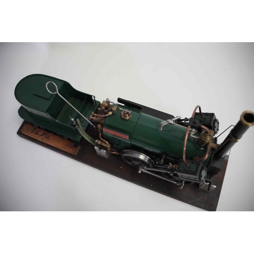 Large Scale Steam Engine, Invicta on plinth Dimensions of Base: Length ...