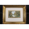 **Framed Landscape Painting by Timothy Phillip Craig, Measuring 9 x 7.5 ...