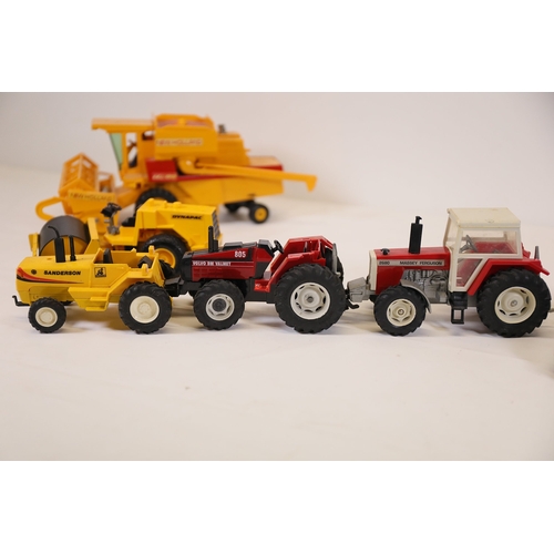 Collection of Britains Die-Cast Toy Tractors and Farming EquipmentThis ...