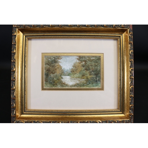 **Framed Landscape Painting by Timothy Phillip Craig, Measuring 9 x 7.5 ...