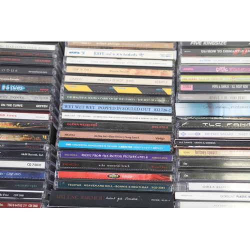 Extensive collection of pop and rock compact discs, late 1980s to early ...