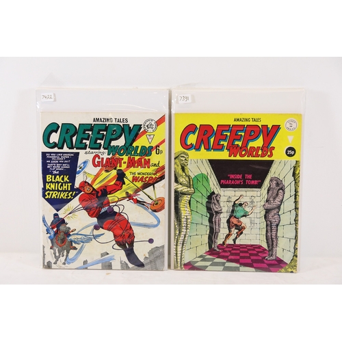 Creepy Worlds by Alan Class, collection of nine British comics, 1960s ...