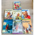 This collection consists of seven vintage Rupert Bear annuals from The ...