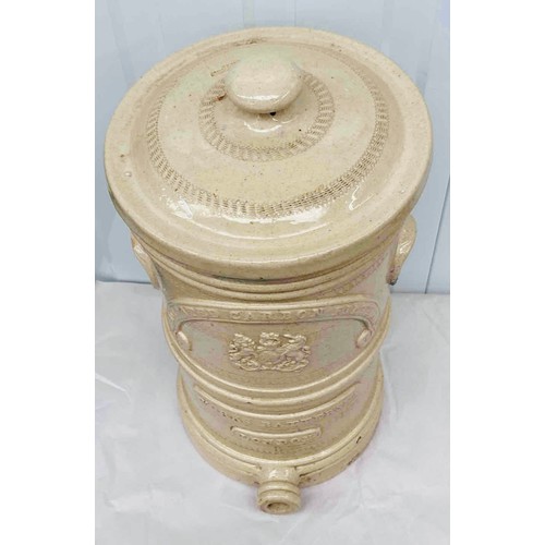 Victorian stoneware water filter, Battersea, London. Late-Victorian ...