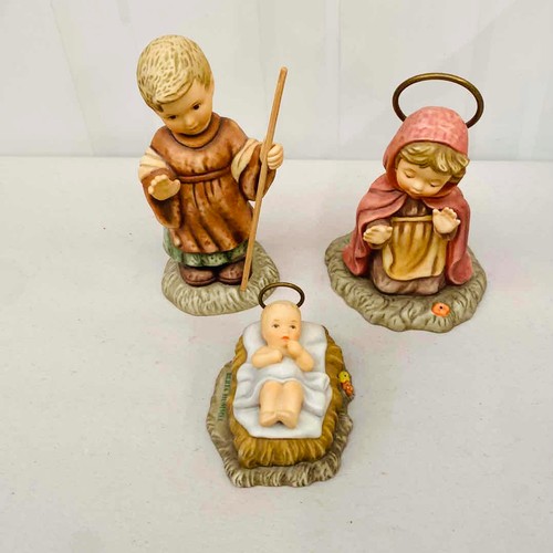 Nativity trio by Goebel, model nos. Depicting Mary, Joseph and Infant ...