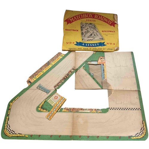 Matchbox Roadway Series No.4 folding cardboard racetrack and speedway ...