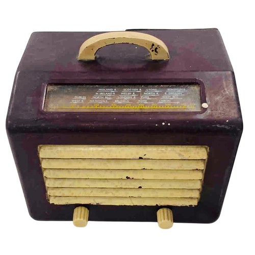 Pair of mid-20th century table radios, comprising a Pilot Major Maestro ...