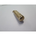 A hallmarked 9ct yellow gold cheroot holder case - length 4cm - approx ...