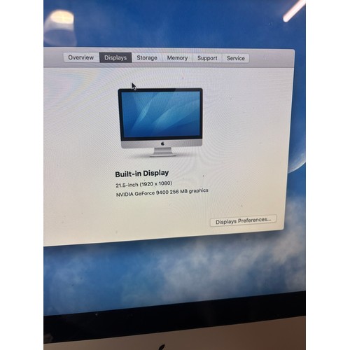 An Apple flat screen 50cm computer with keyboard and mouse - in working ...