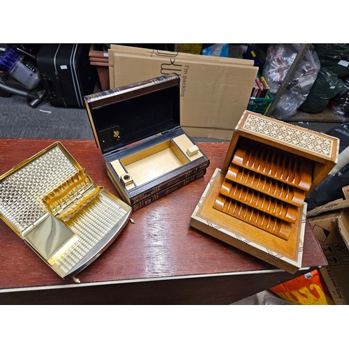 3 Musical Cigarette Boxes