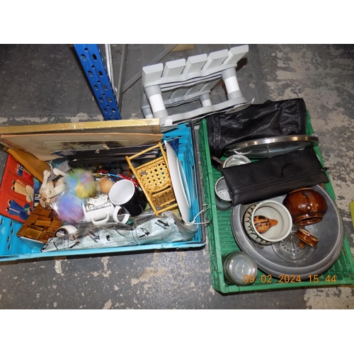 2 Boxes of Household Misc