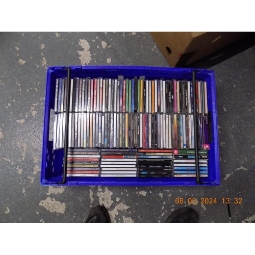 Tray of CD Albums