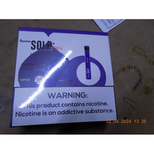 Box of 10 Solo+ Vapes Energy Ice