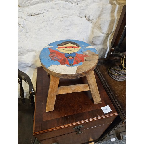 Children's Superhero Stool