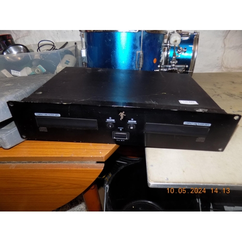 Twin Compact Disk Player