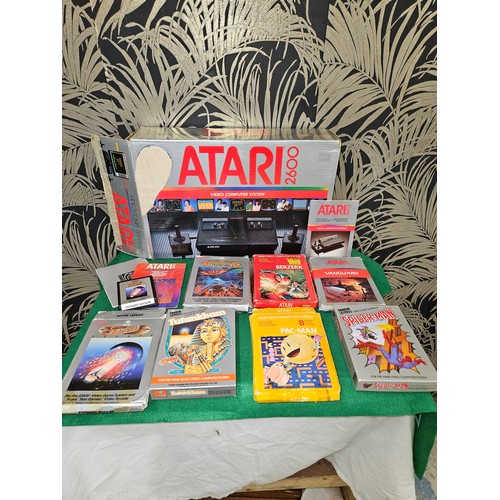 Atari 2600 Console and Selection of Games