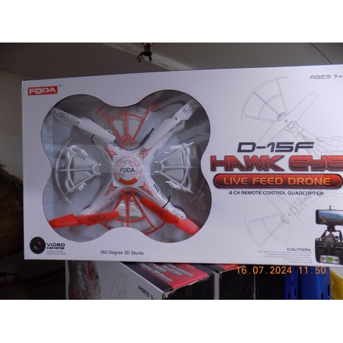 Boxed Hawk Eye Camera Drone