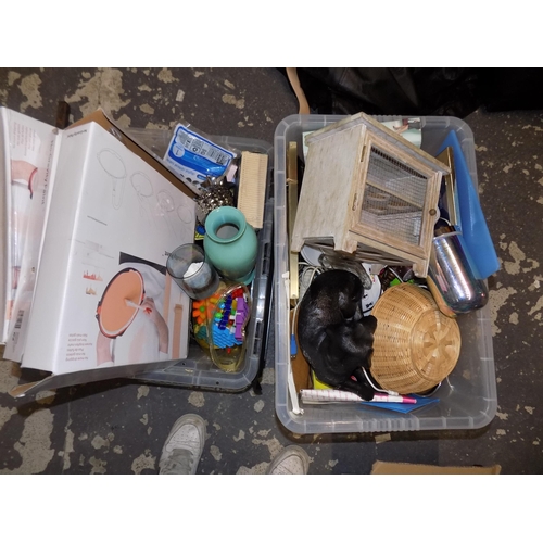 2 Boxes of Household Misc