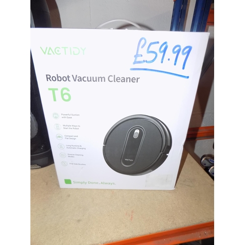 Boxed Vactidy T6 Robot Vacuum