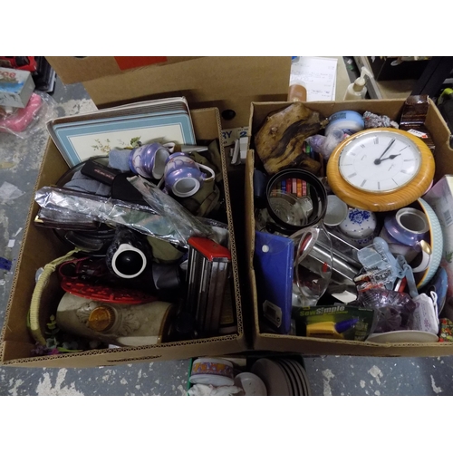 2 Boxes of Household Misc