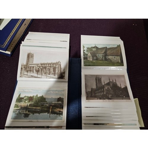 Album of 80 Vintage Postcards mostly UK and Worldwide Topographical. A ...
