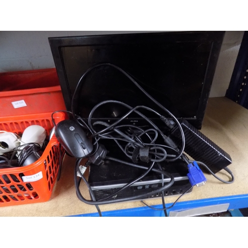 HP Computer and Alba Monitor