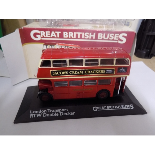 Boxed Great British Buses Die Cast 1:76 Scale Replica London Transport ...