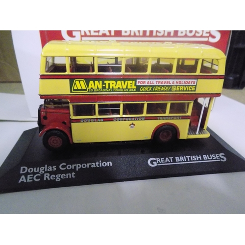 Boxed Great British Buses Die Cast 1:76 Scale ReplicaDouglas ...