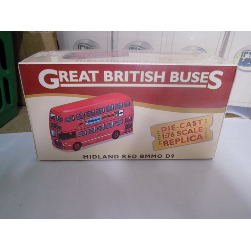 Sealed Boxed Great British Buses Die Cast 1:76 Scale Replica Midland ...