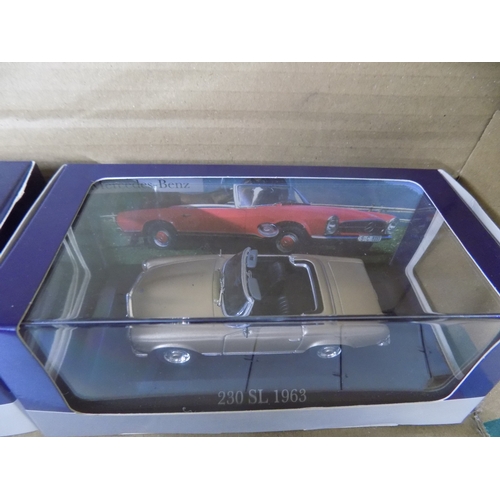 Selection of Boxed Mercedes Cars