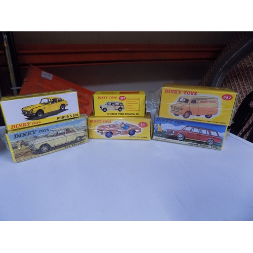6 Boxed Dinky Cars