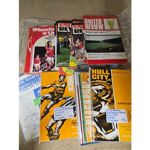 Large Bundle of Mostly 1960's Football Programmes