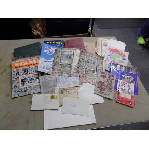Selection of Stamp Albums and Loose Stamps etc