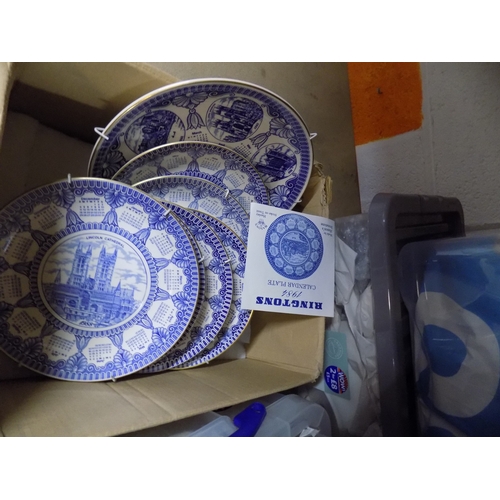Box of Ringtons Diary Plates