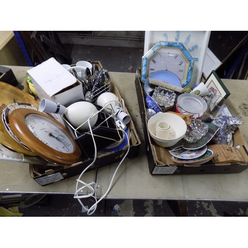 2 Boxes of Household Misc