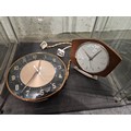 2 Vintage Clocks by Metamic