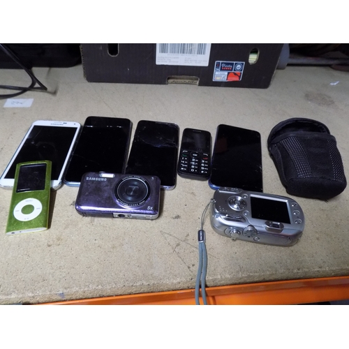 Selection of Mobile Phones and Camera