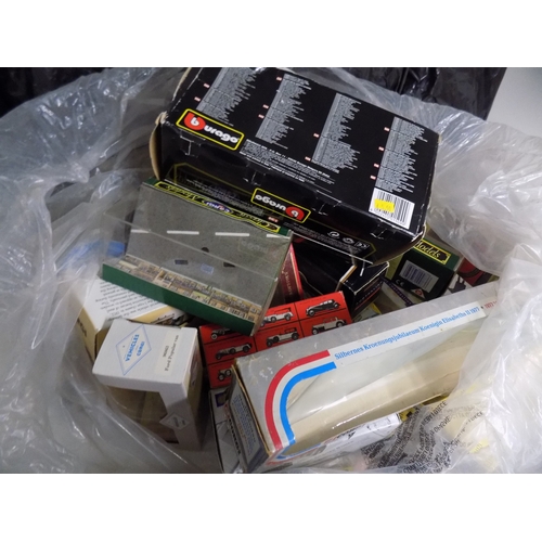 Bag of Empty Collectable Car Boxes