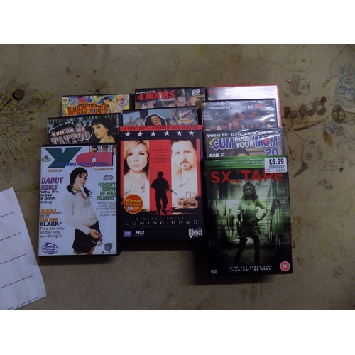 10 Adult DVD's