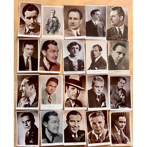 Collection of 25 Original Postcards with Early Film Stars and Actors ...