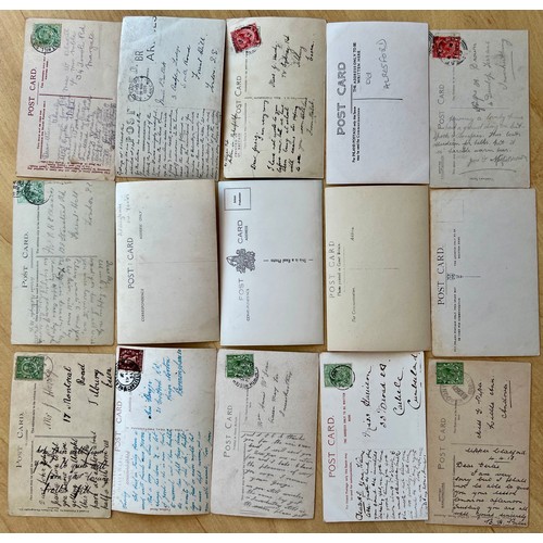 15 Original Vintage Printed and Real Photo Topographical Postcards, all ...