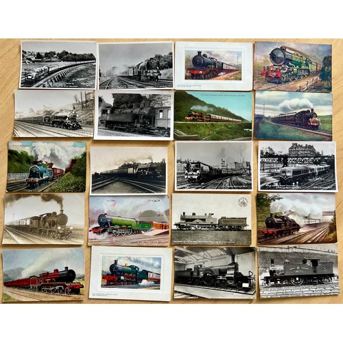 20 Original Printed and Real Photo Railway Transport Postcards, all ...