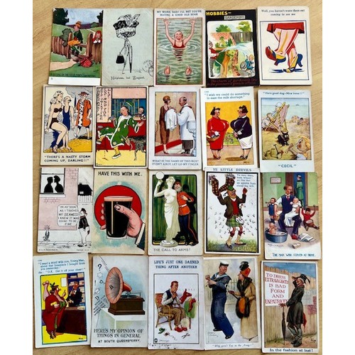 20 Original Early and Modern Artist Drawn, Satire, Comic Humour Vintage ...