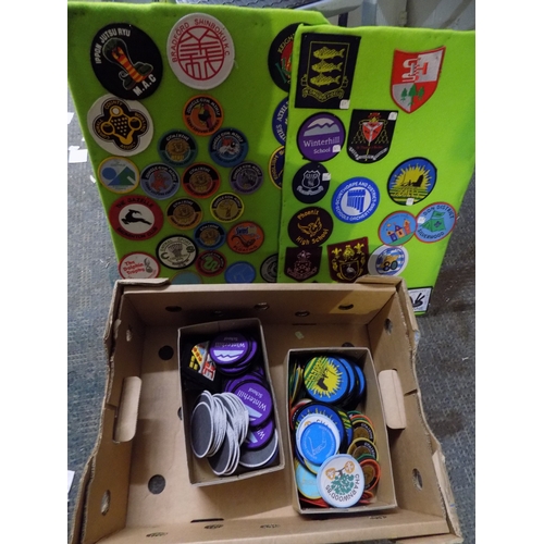 Box of Sew-on Badges for Schools and Clubs