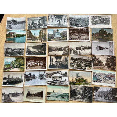 30 Original Vintage Printed and Real Photo Topographical Postcards ...