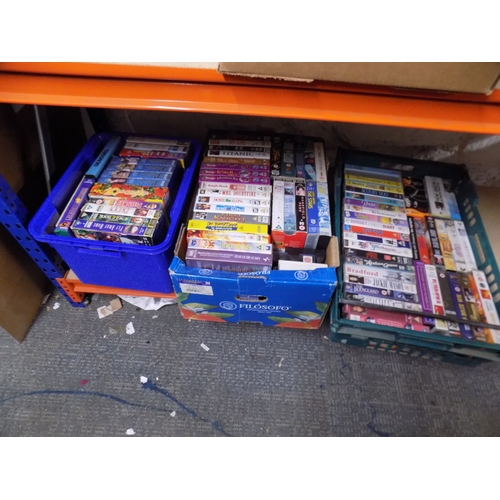 3 Boxes of VHS